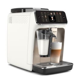 Philips Kaffeevollautomat "EP5547/90 5500 Series, 20 Kaffeespezialitäten (heiß oder eisgekühlt)", weiß (chrom, weiß), B:24,6cm H:37,1cm T:43,3cm, Kaffeevollautomaten, LatteGo-Milchsystem, SilentBrew Technologie, Schwarz verchromt, Topseller