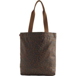 Levi's Shopper LEVI'S, Damen, Gr. B/H/T: 36cm x 40cm x 13cm, muriel leopard pinec, Web, Baumwolle, animal-print, bedruckt, Taschen, mit Leo-Print