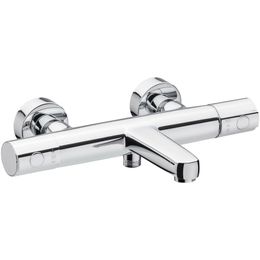 Wannenthermostat CORNAT "Derval", silber, Messing, Armaturen, Messing, verchromt