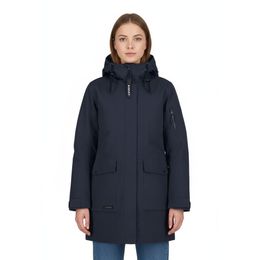 Funktionsparka Icepeak "Icepeak ALPENA", Damen, Gr. 36, blau (dunkelblau), Obermaterial: 100% Polyester, Jacken, Topseller