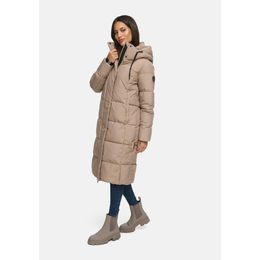 Winterjacke Marikoo "Chumanii", Damen, Gr. M, taupegrau, Obermaterial: 100% Polyester; Futter: 100% Polyester; Wattierung: 100% Polyester; Ärmelfutter: 100% Polyester, Jacken, Belüftungsschlitz mit Druckknopfverschluss