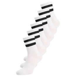 Socken YSABEL MORA, Damen, Gr. 39-42, weiß, Obermaterial: 50% Baumwolle, 48% Polyester, 2% Elasthan, Socken, Anti-Druck-Bündchen, Viskosemix, weich, bequem