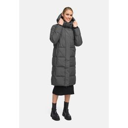 Winterjacke Marikoo "Chumanii", Damen, Gr. 4XL, anthrazit, Obermaterial: 100% Polyester; Futter: 100% Polyester; Wattierung: 100% Polyester; Ärmelfutter: 100% Polyester, Jacken, Belüftungsschlitz mit Druckknopfverschluss