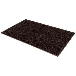 Teppich Astra "Samoa Uni" Gr. 1, grau (anthrazit), B:67cm H:20mm L:130cm, Kunstfaser, Teppiche, Teppich, hochwertiger Kurzflor in vielen Farben, Wohnzimmer
