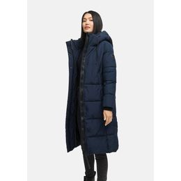 Winterjacke Marikoo "Chumanii", Damen, Gr. L, navy, Obermaterial: 100% Polyester; Futter: 100% Polyester; Wattierung: 100% Polyester; Ärmelfutter: 100% Polyester, Jacken, Belüftungsschlitz mit Druckknopfverschluss
