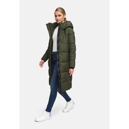 Winterjacke Marikoo "Chumanii", Damen, Gr. XXL, schwarzolive, Obermaterial: 100% Polyester; Futter: 100% Polyester; Wattierung: 100% Polyester; Ärmelfutter: 100% Polyester, Jacken, Belüftungsschlitz mit Druckknopfverschluss