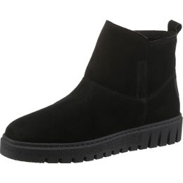 Damen Stiefelette mit seitlichem Reißverschluss schwarz Größe 41