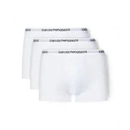 Emporio Armani f&uuml;r Herren. EM000259_AF14132 Set aus drei wei&szlig;en Stretch-Boxershorts (XXL), Heimtextilien, Baumwolle
