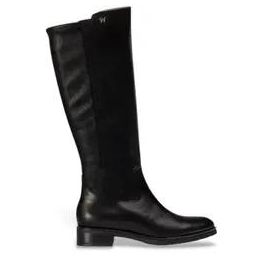 Wonders f&uuml;r Damen. C-54100 Codigre Stiefel schwarz (37), Leder, Wohnung, Rei&szlig;verschluss, L&auml;ssig