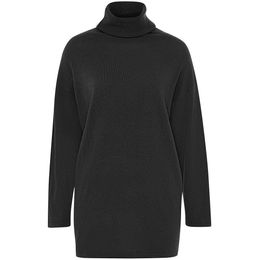 Peter Hahn - Long-Pullover, schwarz, Gr. 36 / S - Schurwolle