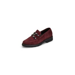 Semler - Slipper Bärbel, rot, Gr. 39 - Leder