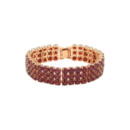 Gaya Armband Damen Gr&ouml;&szlig;e One Size rosegold / rubinrot