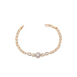 Gaya Armband Damen Gr&ouml;&szlig;e One Size gold / transparent