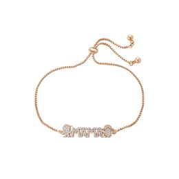 NAEMI Armband Damen Gr&ouml;&szlig;e One Size rosegold / transparent