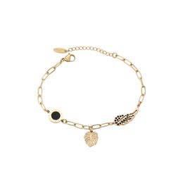 Gaya Armband Damen Gr&ouml;&szlig;e One Size gold / schwarz