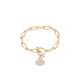 NAEMI Armband Damen Gr&ouml;&szlig;e One Size gold / transparent