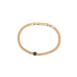 Gaya Armband Damen Gr&ouml;&szlig;e One Size rosegold / schwarz
