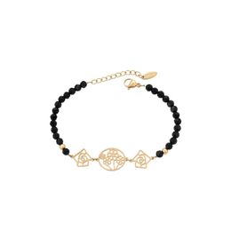Gaya Armband Damen Gr&ouml;&szlig;e One Size gold / schwarz