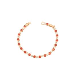 NAEMI Armband Damen Gr&ouml;&szlig;e One Size rosegold / orange