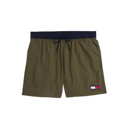 Tommy Hilfiger Bade-Shorts Herren Größe L dunkelgrün