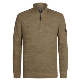 PETROL INDUSTRIES Pullover 'Maille Nashville' Herren Gr&ouml;&szlig;e S braun