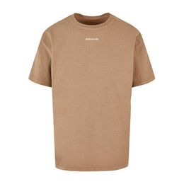 Merchcode T-Shirt ' Essentials New Generation' Herren Gr&ouml;&szlig;e XXXL dunkelbeige / wei&szlig;