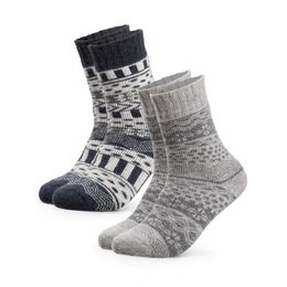 Occulto Socks 'Merino Wollsocken Lumi' female Grey size 39-42