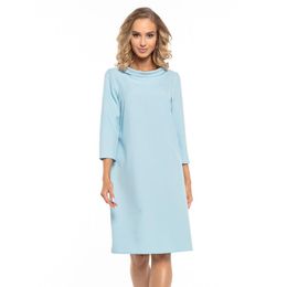 TESSITA Kleid Damen Gr&ouml;&szlig;e 42 hellblau Winterkleid