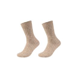 Camano Socks female Beige size 39-42