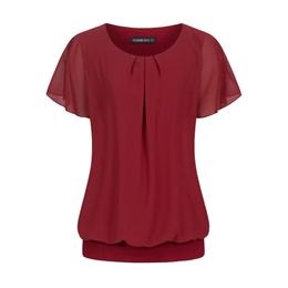 Cloud5ive Bluse Damen Größe XL weinrot