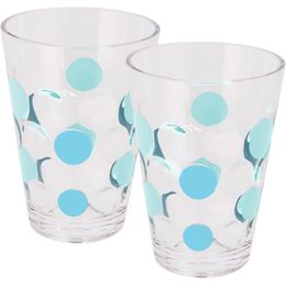 Berger Bubble Trinkgl&auml;ser 350 ml (2er Set) t&uuml;rkis - Gl&auml;ser