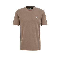 WE Fashion T-Shirt Herren Gr&ouml;&szlig;e XXL hellbeige / brokat / schwarz