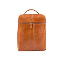 NEGOTIA Leather Rucksack 'Alpha Travel' Herren Größe 40x30x10 braun