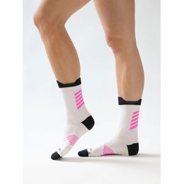 Camano Sportsocken Damen Gr&ouml;&szlig;e 39/42 hellpink / schwarz / wei&szlig;