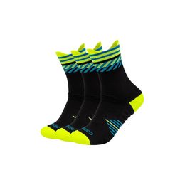 Camano Sportsocken Damen Größe 43/46 gelb / neongrün / schwarz
