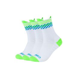Camano Sportsocken Damen Größe 39/42 blau / neongrün / weiß