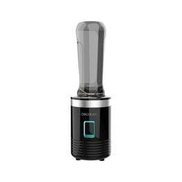 Cecotec Standmixer Power Titanium 350 EasyGo schwarz, 350 Watt, 2x 600ml Becher mit Tragegriff