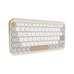 ASUS Marshmallow KW100, Tastatur beige/grau, DE-Layout, Scherenmechanik
