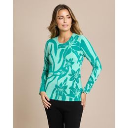 Ovanti Strickdesign Classic Pullover "Zebra und Lilien"