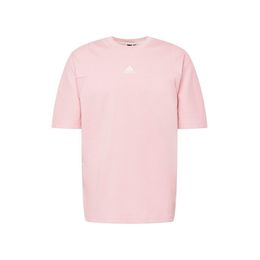 adidas Sportswear Funktionsshirt 'Studio Lounge' Herren Gr&ouml;&szlig;e XXL pastellpink / wei&szlig;