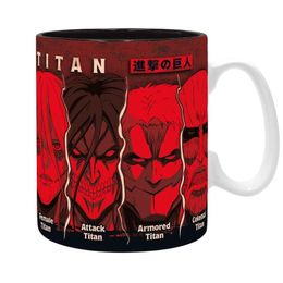 Attack On Titan All Titans Tasse multicolor ABYMUGA676