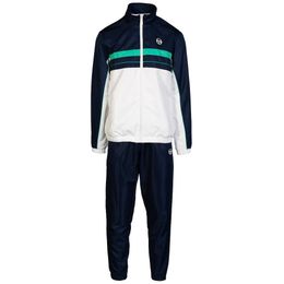 Sergio Tacchini Traininanzug 'Zelma' Herren Größe XL navy / jade / weiß