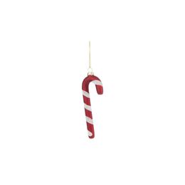 HOME STORY Weihnachtsbaumschmuck Zuckerstange rot Glas,Aluminium Maße (cm): B: 4 H: 11,5 T: 4.0 » Möbel Kraft