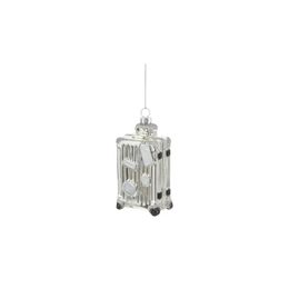 HOME STORY Weihnachtsbaumschmuck Koffer silber Glas,Aluminium Maße (cm): B: 5,8 H: 10,2 T: 3.5 » Möbel Kraft
