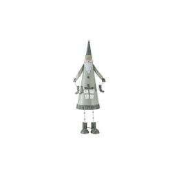 HOME STORY Deko Figur Weihnachtsmann grün Metall Maße (cm): B: 19 H: 49,5 T: 12.5 » Möbel Kraft