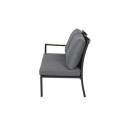 siena GARDEN Sofa 2-Sitzer Londra grau Ma&szlig;e (cm): B: 124,5 H: 87,5 T: 74.0 &raquo; M&ouml;bel Kraft