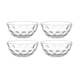Leonardo 4er-Schalenset Cucina Optic transparent/klar Glas Maße (cm): B: 10 H: 11 » Möbel Kraft