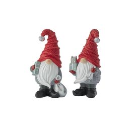 HOME STORY Weihnachtswichtel sortiert grau Polyresin (Kunstharz),Stein Maße (cm): B: 10 H: 17,5 T: 7.2 » Möbel Kraft