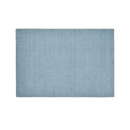 Möbel Kraft Handweb-Teppich blau Wolle Maße (cm): B: 70 » Möbel Kraft