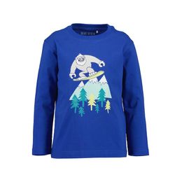 Blue Seven Shirt Jungen Gr&ouml;&szlig;e 128 ultramarinblau / himmelblau / hellgrau / wei&szlig;